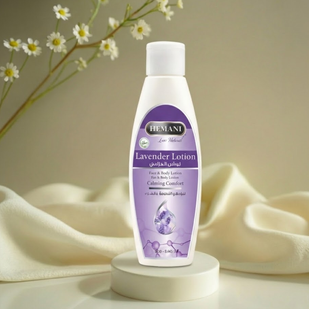 Calming Comfort Face & Body Lotion with Lavender – Hemani Herbal