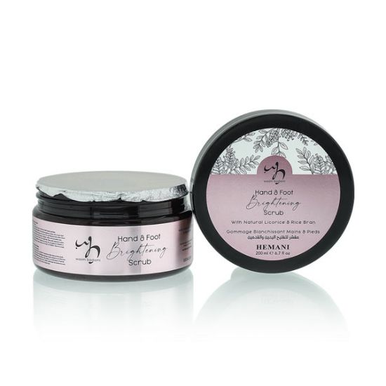 Natural Salt Hand & Foot Scrub | Brightening Exfoliator for Dark ...