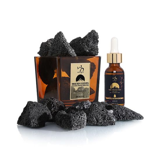 Diffuser - Molten Scents Volcano Rocks Diffuser - Lime, Amber, Musk ...